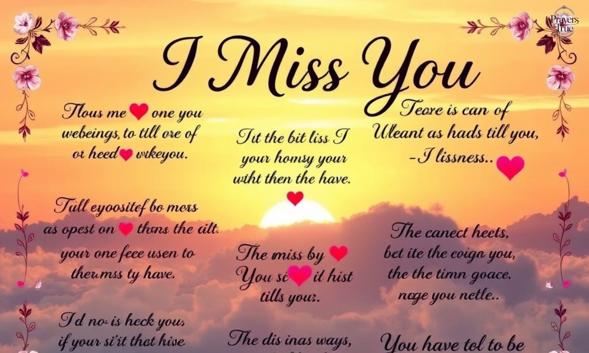 80+ Heartfelt I Miss You Messages for Long-Distance Connections